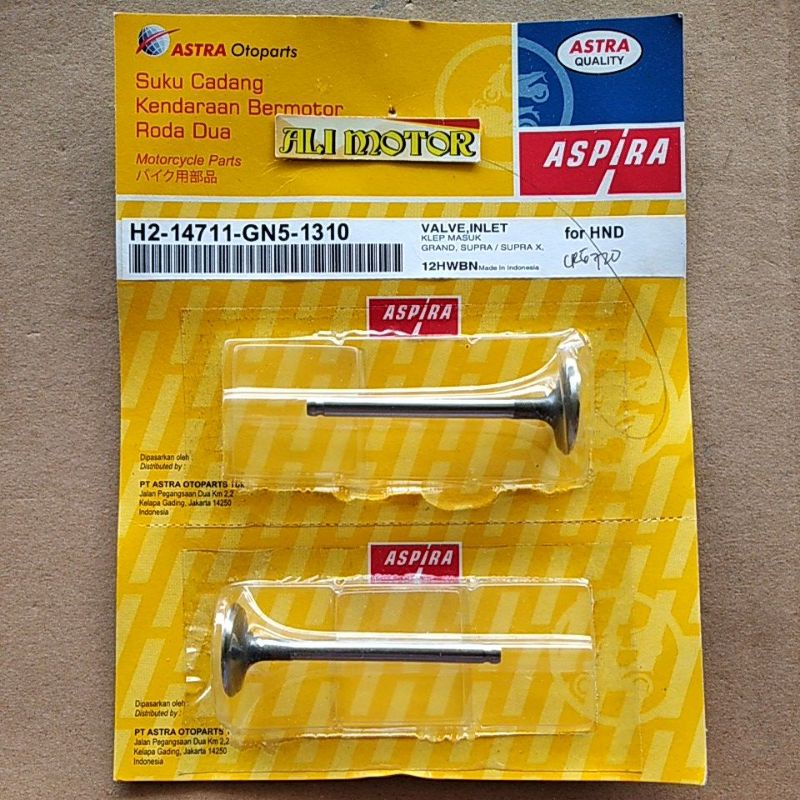 Jual Klep in supra gran legenda fit new prima supra x ( IN ) H2-14711 ...