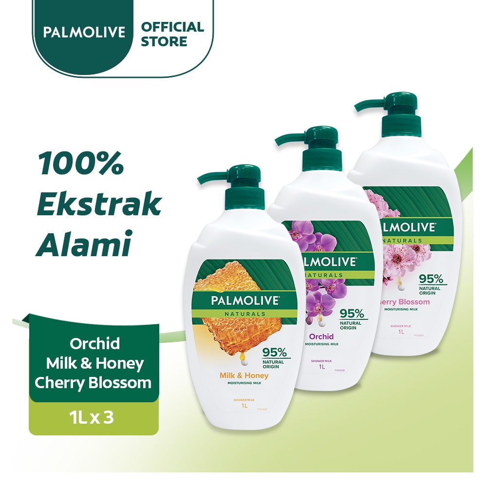 Jual Palmolive Naturals Shower Gel Mix Varian 1L - Sabun Mandi Cair ...