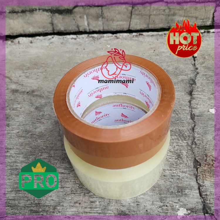 Jual Lakban Bening & Coklat 45mm x 100 yard Selotip 2 inch x 100Y Kuat Ekonomis | Shopee Indonesia