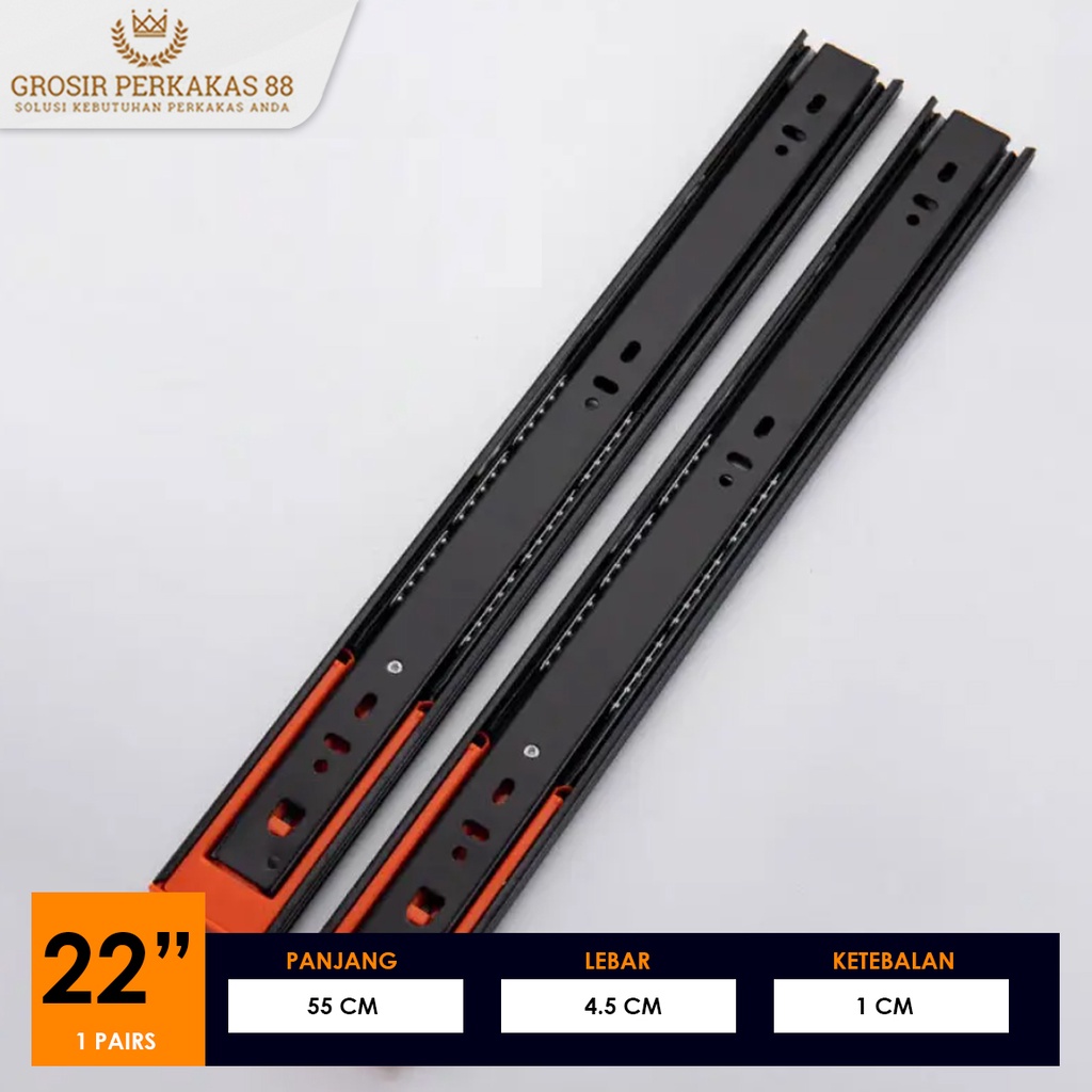 Jual Huben Rel Laci Slow Motion Double Track Meja Hitam Kitchen Set ...