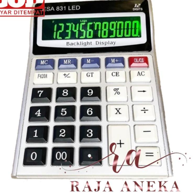 Jual KALKULATOR ESA 831 LED HIJAU BATERAI A3 CAULATOR 12 DIGIT ANGKA ... Jual KALKULATOR ESA 831 LED HIJAU BATERAI A3 CAULATOR 12 DIGIT ANGKA ...