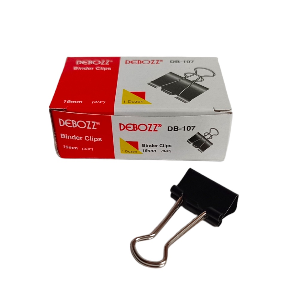 Jual BINDER CLIP DEBOZZ / Klip Penjepit Kertas / Klip Binder Hitam No ...
