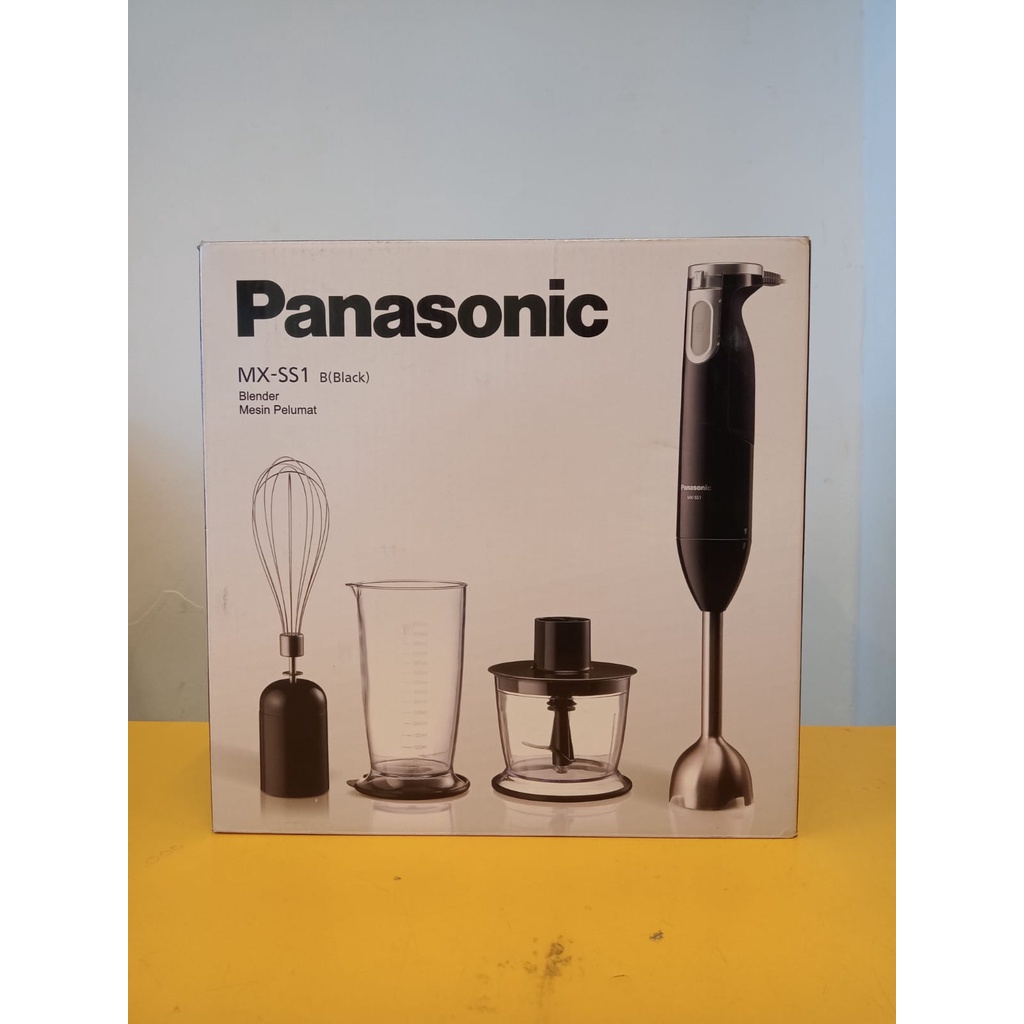 Jual PANASONIC HAND BLENDER MXSS1 / MX-SS1 BLACK 150 Watt Original ...