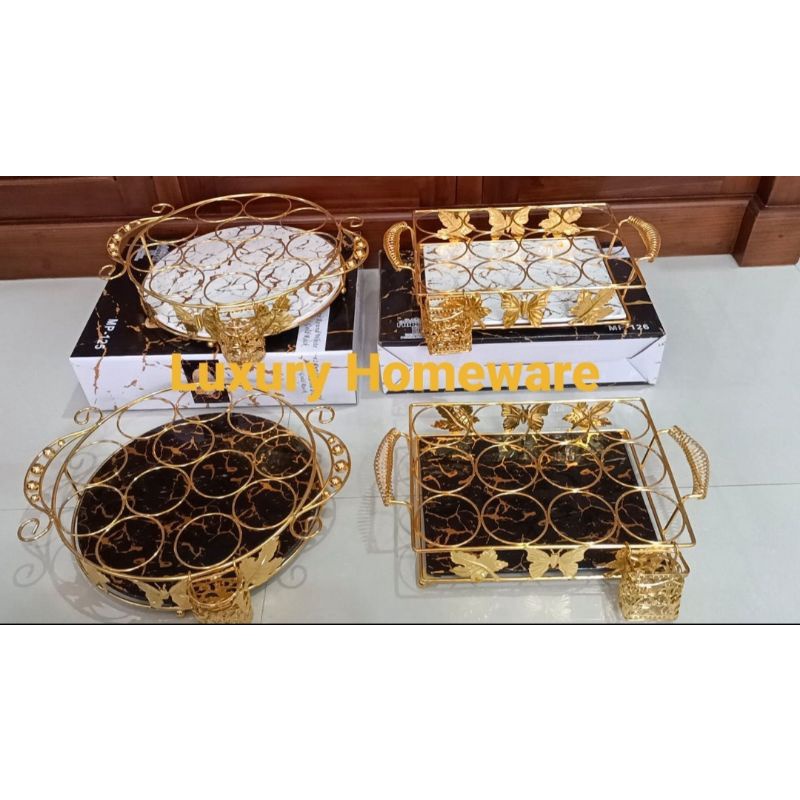 Jual Rak Aqua 12 Lubang Stainless Gold MARBLE FIORENZA / Rak Aqua Segi ...