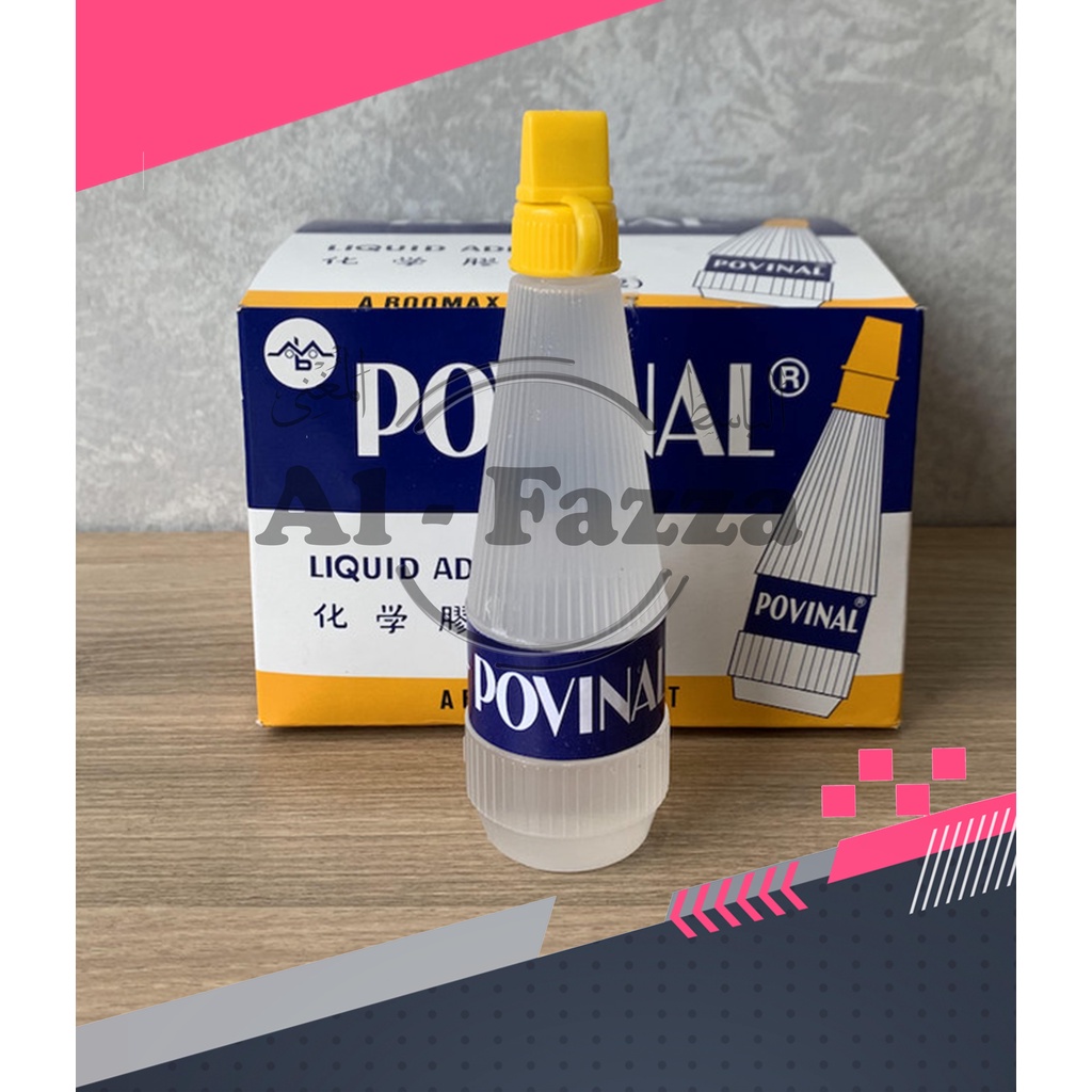 Jual Lem Kertas Povinal Lem cair | Shopee Indonesia