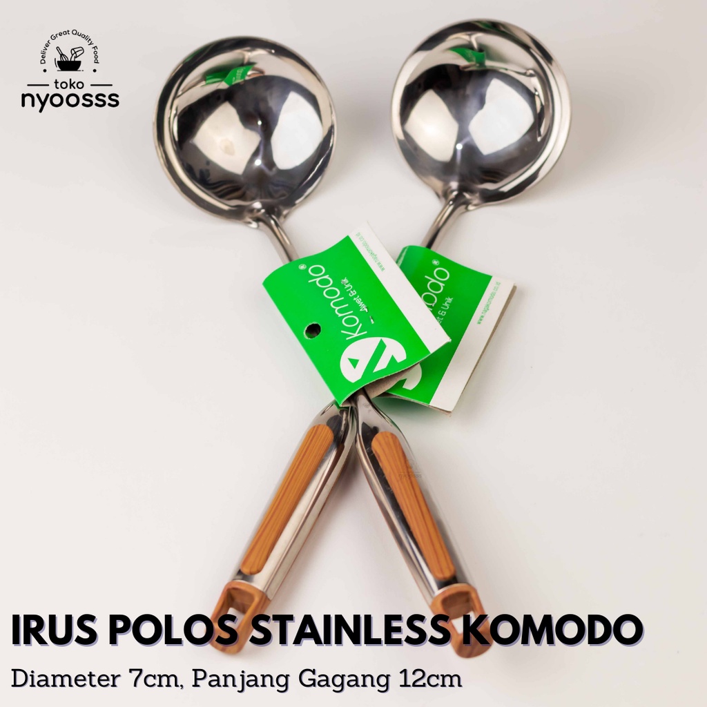 Jual Irus Polos Stainless KOMODO / Centong Polos Stainless | Shopee ...