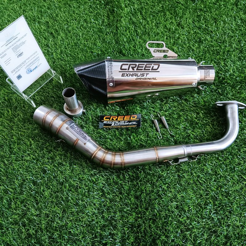 Jual knalpot racing + db killer creed exhaust pnp vario beat scoopy ...