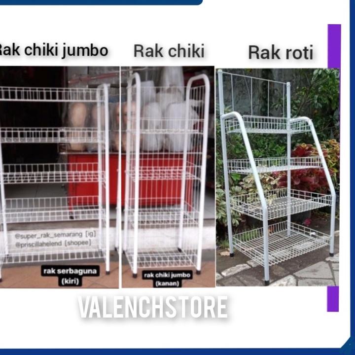 Jual Rak chiki 4 Susun Serbaguna/Rak snack / rak serbaguna / rak dapur ...