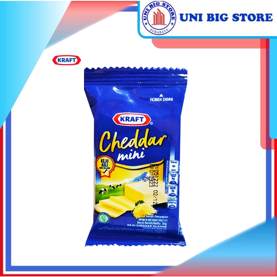 Jual Kraft Cheddar Mini 30 gr Cheese Cheddar Balok Blok Kotak | Shopee ...