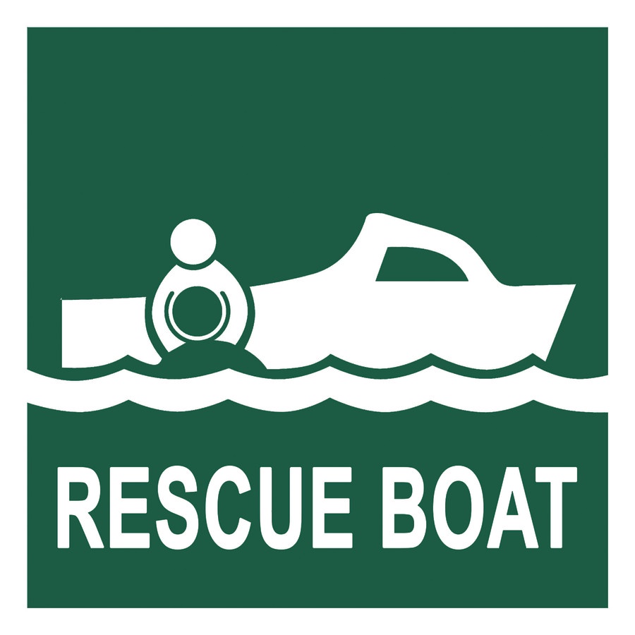 Jual STICKER SAFETY SIGN IMO PERKAPALAN RESCUE BOAT 15X15 / STIKER ...