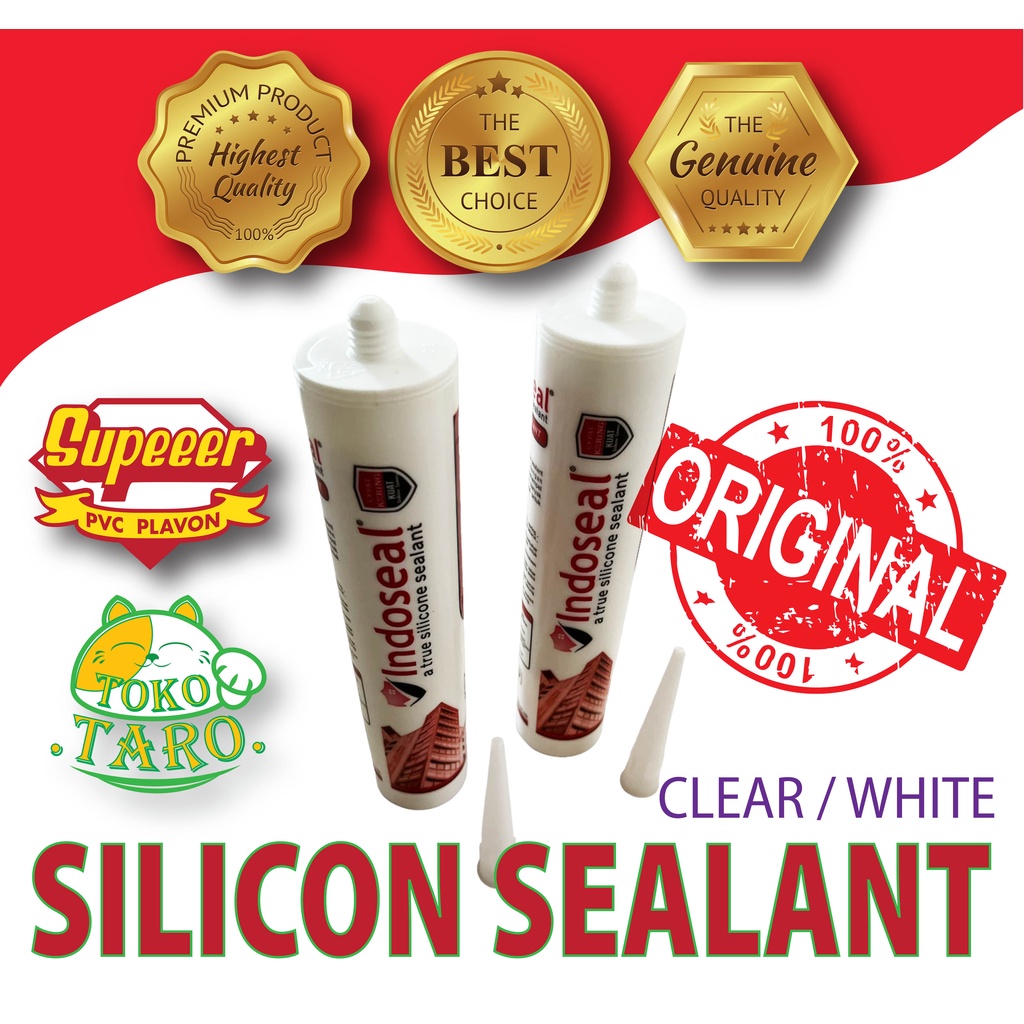 Jual SILICON SEALANT Lem Kaca Putih susu dan Bening | Shopee Indonesia