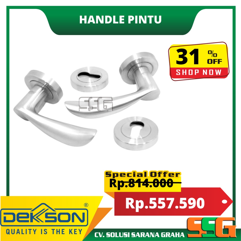 Jual Handle Pintu Dekson / Dekkson SST 0039 SS Lever Handle Gagang ...