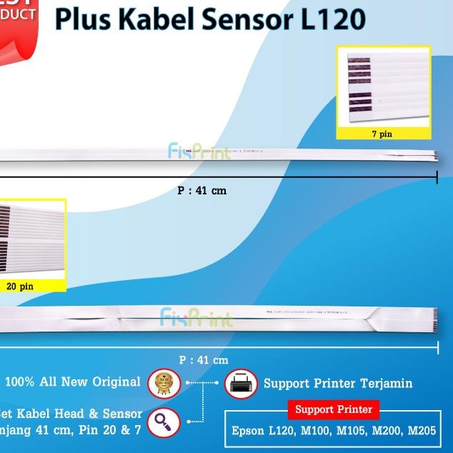 Jual ReadySet Kabel Head + Sensor Epson L120 L121 Flexible Cable ...