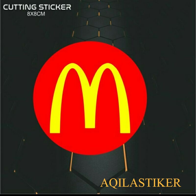 Jual STIKER CUTTING STICKER McD BULAT | Shopee Indonesia