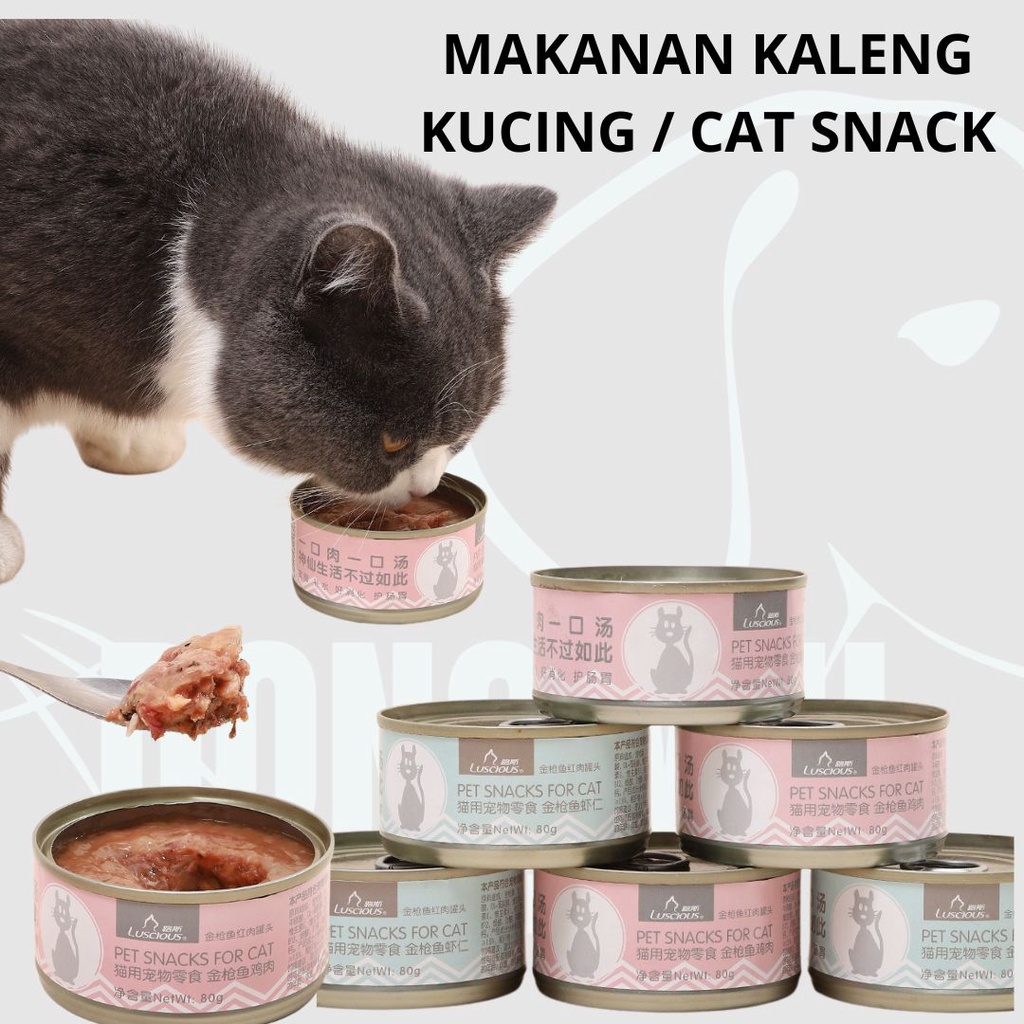 Jual DONGWU MAKANAN BASAH KUCING KALENGAN GROSIR DAGING 80gr CAT WET ...