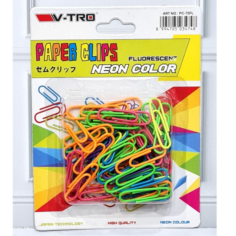 Jual Paper Clip Warna Warni VT | Shopee Indonesia