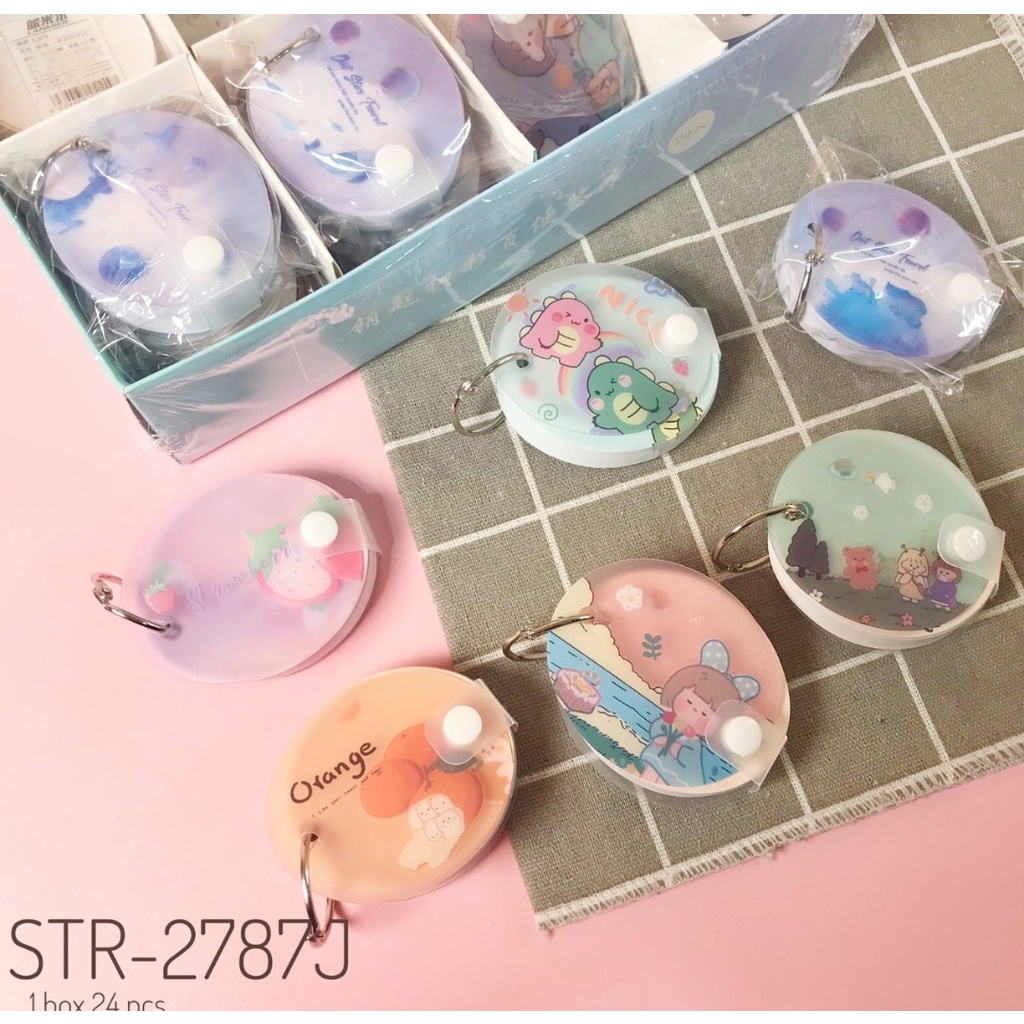 Jual MEMO / STICKY NOTES PEMBATAS BUKU BULAT BERBAGAI MOTIF KD256 ...