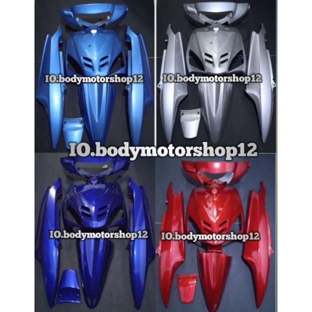 Jual Mio sporty cover body halus mio sporty lama warna silver , biru ...