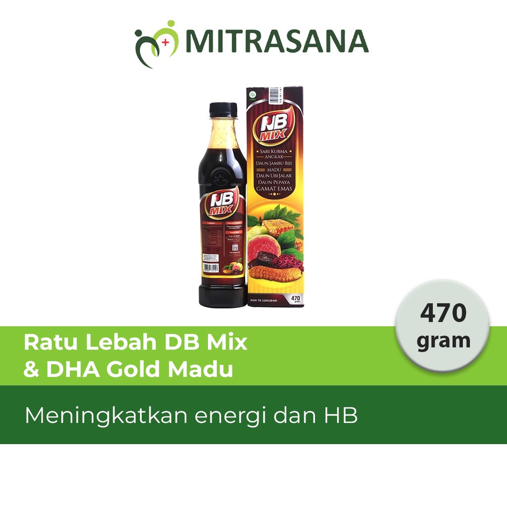 Jual DB MIX Ratu Lebah 470 Gram Plus Angkak & Daun Pepaya, DBD, Demam | Shopee Indonesia