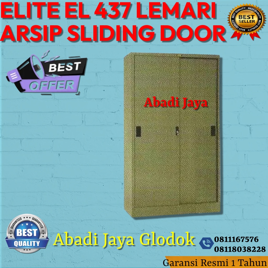 Jual ELITE EL 437 LEMARI ARSIP SLIDING DOOR | Shopee Indonesia