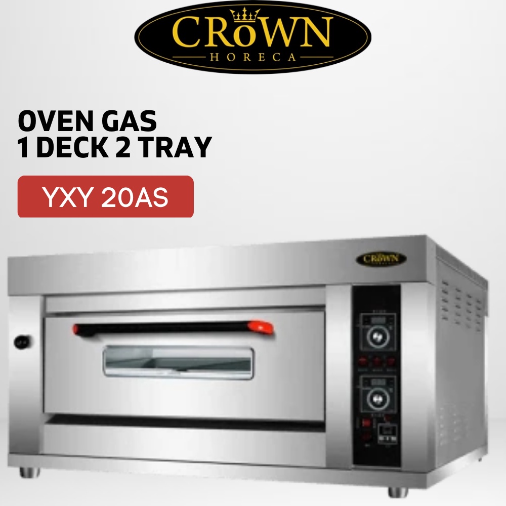 Jual OVEN GAS CROWN HORECA YXY 20AS OVEN GAS 1 DECK 2 TRAY GARANSI ...