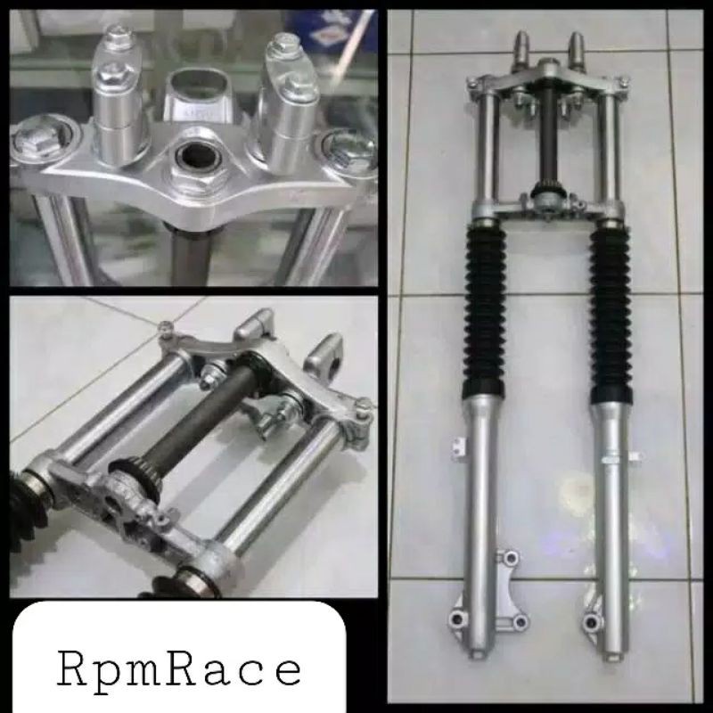 Jual Shock Shockbreaker Assy Depan Up Side Down Depan Assy Trail l KLX 150 BF 150 DTRACKER 150 ...