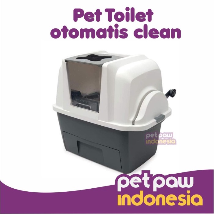 Jual PET TOILET CAT PAN / TOILET KUCING LITTER BOX SMART OTOMATIS CLEAN ...