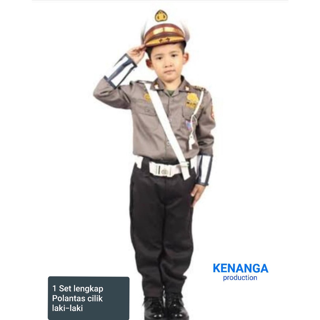 Jual Seragam polisi anak Baju polisi anak laki laki polisi cilik kostum ...