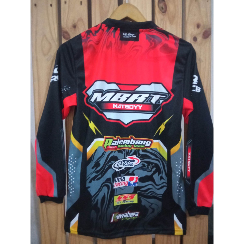Jual Kaos Jersey Racing balap Trail Lengan Panjang ganti nama nomor ...