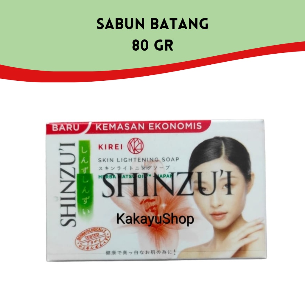 Jual SHINZUI Skin Lightening Soap Sabun Batang 60 Gr - Body Wash ...