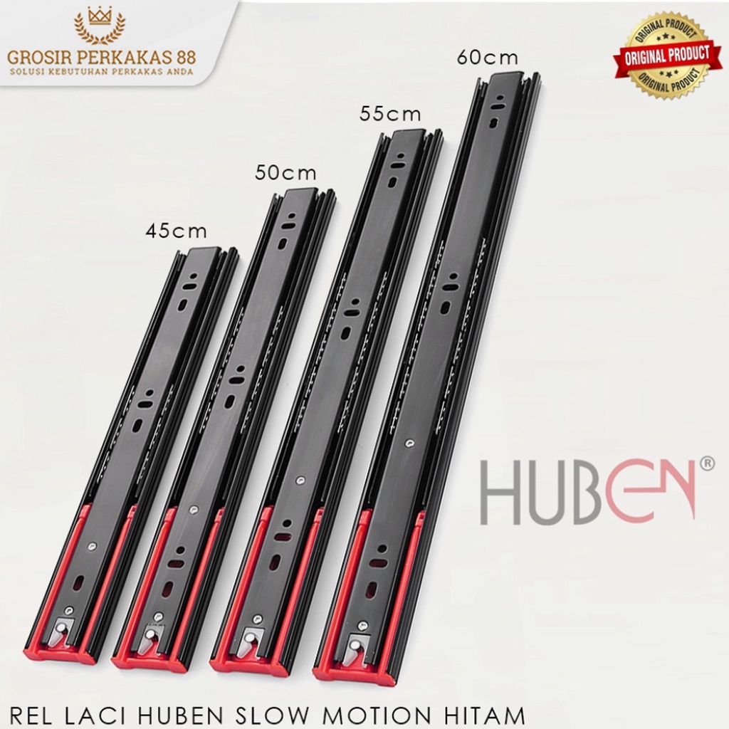 Jual Huben Rel Laci Slow Motion Double Track Meja Hitam Kitchen Set ...