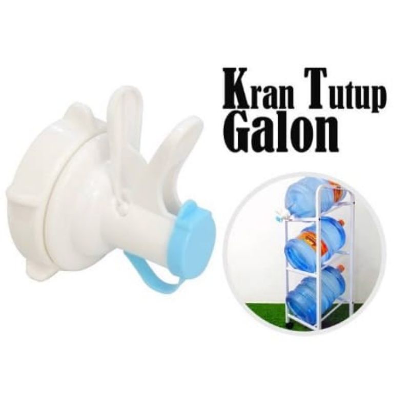Jual KRAN GALON KERAN AIR PLASTIK FOOD GRADE UNTUK RAK GALON AIR MEJA ...