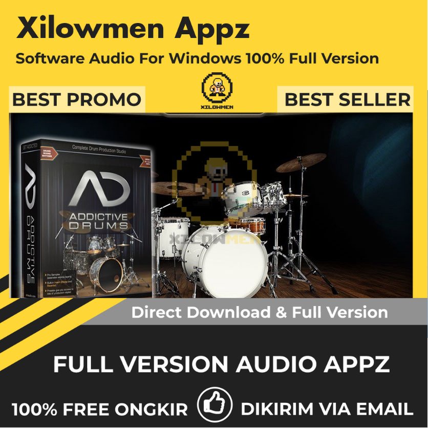Jual XLN Audio Addictive Drums 2 Complete - Plugin Drum Kit Virtual untuk Musik Elektronik ...