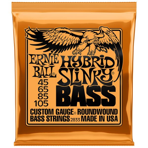 Jual Senar Bass Ernieball Hybrid Slinky 2833 Elektrik 4 String 0.45 Set ...