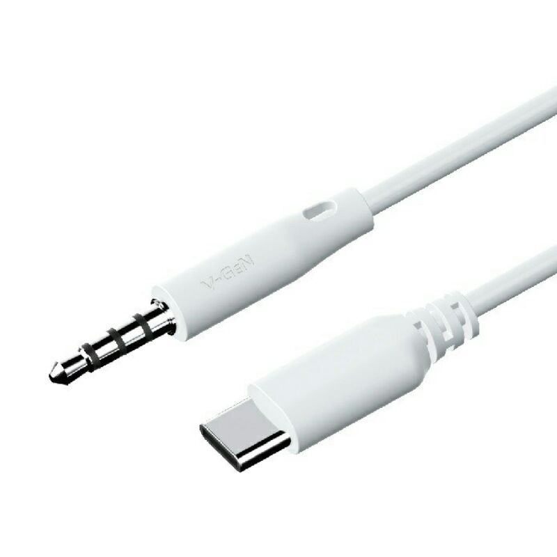 Jual Kabel Aux Audio 3.5mm To Type C V-Gen CA1-04 Audio Type-C Male ...