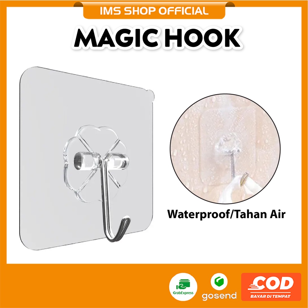 Jual Tempelan Dinding MAGIC HOOK Tempel Tembok Ajaib | Tempelan Ajaib ...