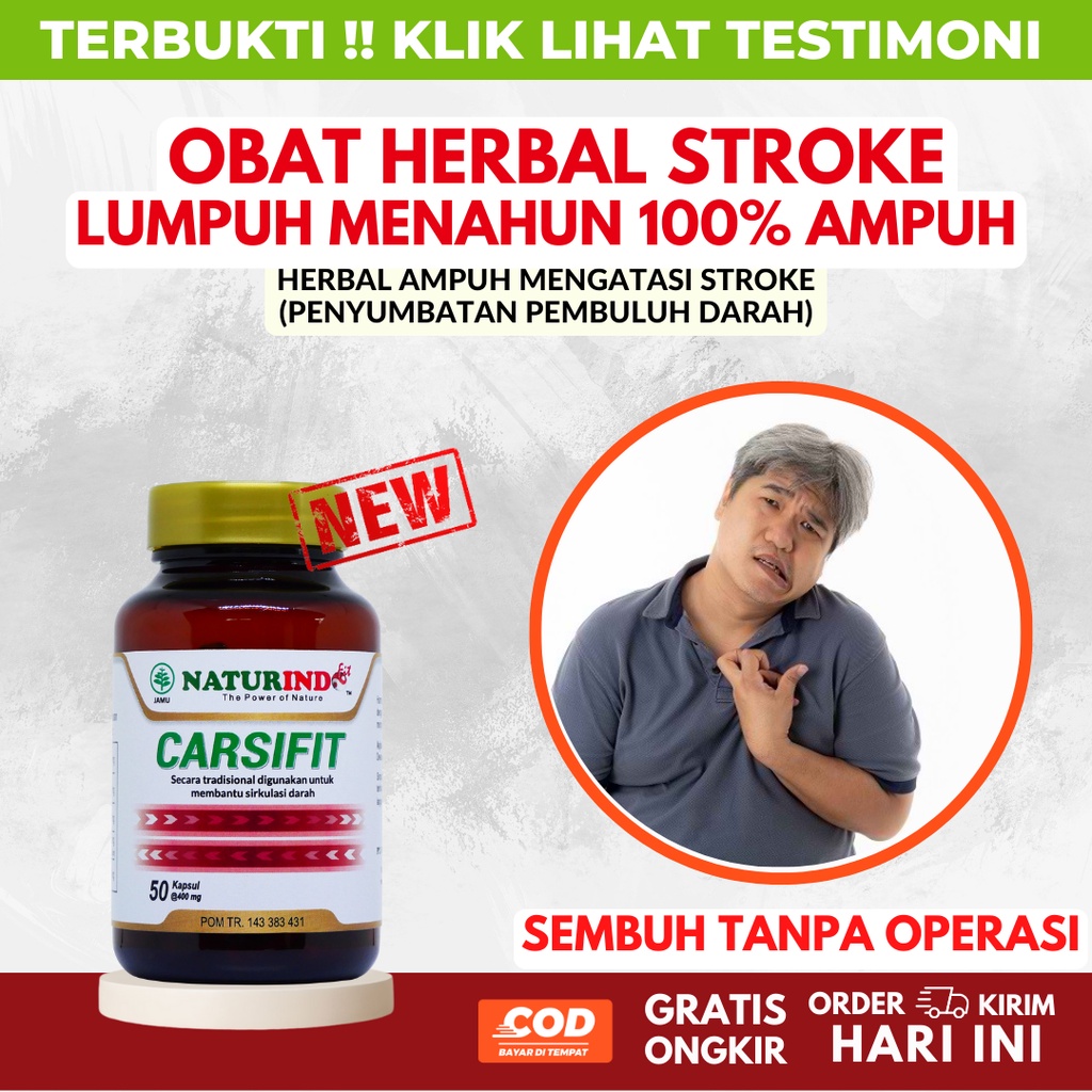 Jual Obat Stroke Struk Ringan Berat Paling Ampuh Strok Lumpuh Menahun ...