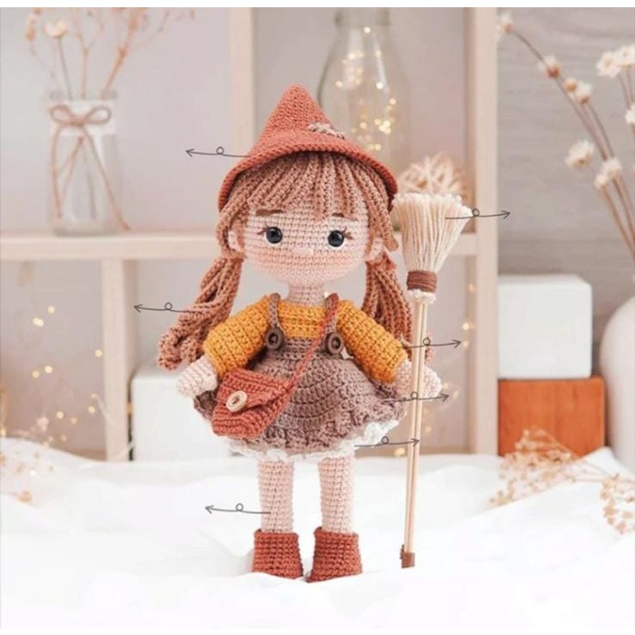 Jual DIY BONEKA RAJUT CROCHET DOLL DIY KIT LENGKAP MERAJUT DO IT ...