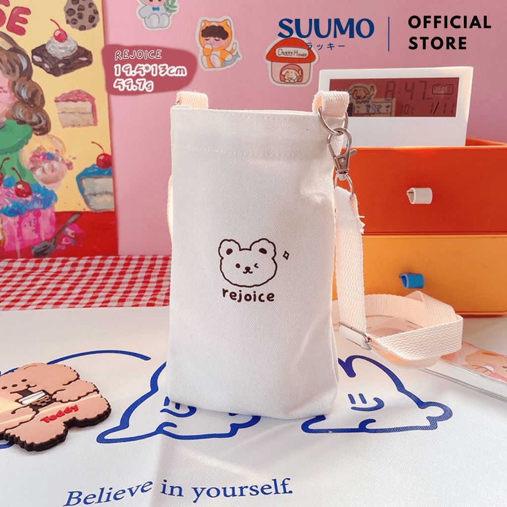 Jual Suumo Tas Tumbler Slingbag Kanvas Penyimpanan Botol Minum ...