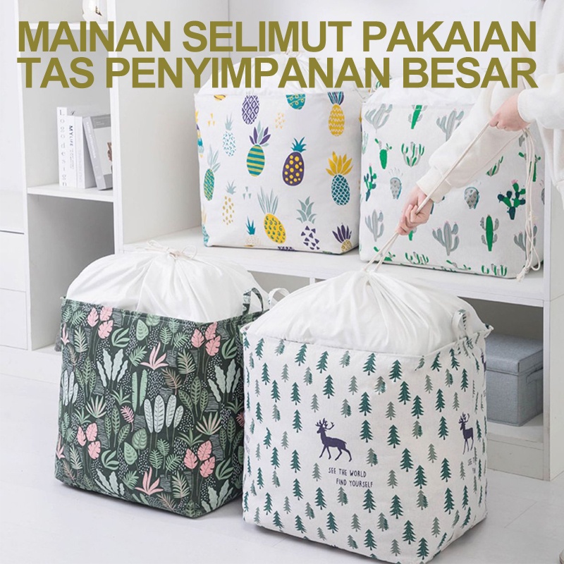 Jual Keranjang Baju Mainan Jumbo 100 Liter/ 60 Liter/Storage Bag Tempat ...