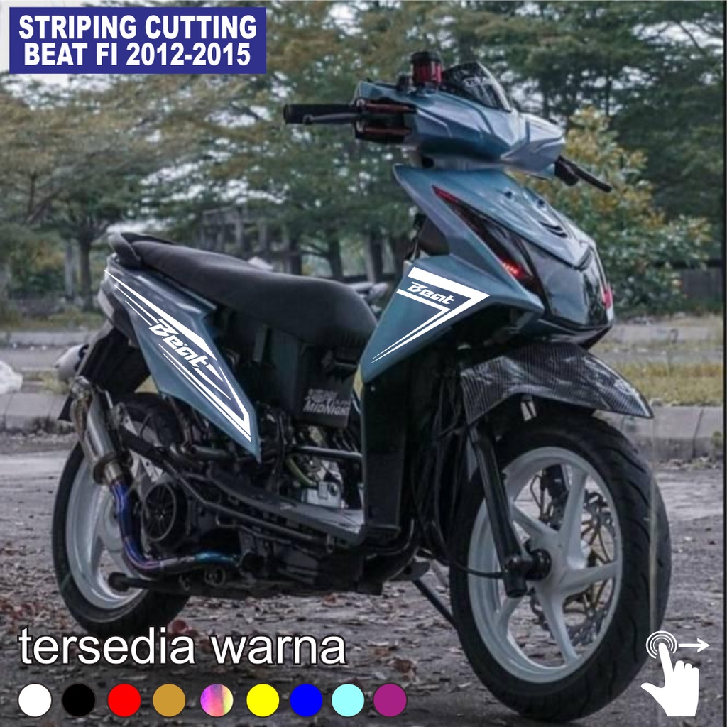 Jual striping cutting honda beat fi 2013-2015 variasi lis bodi design ...