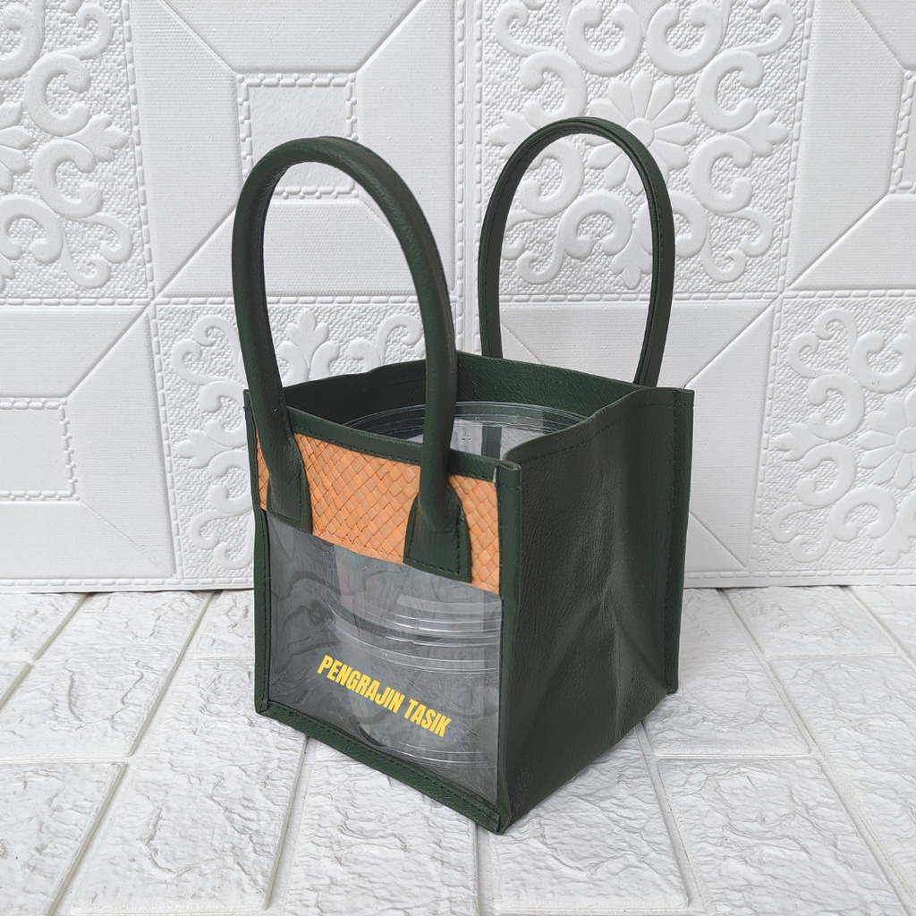 Jual Tas Hampers Mika Anyaman (Carbella) Isi 2 Toples Keranjang Parcel ...