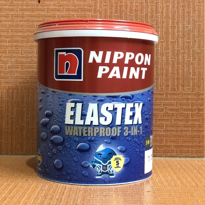Jual Cat Tembok / Dinding Nippon Paint Elastex 1kg 1 kg Waterproof 3 in 1 | Shopee Indonesia