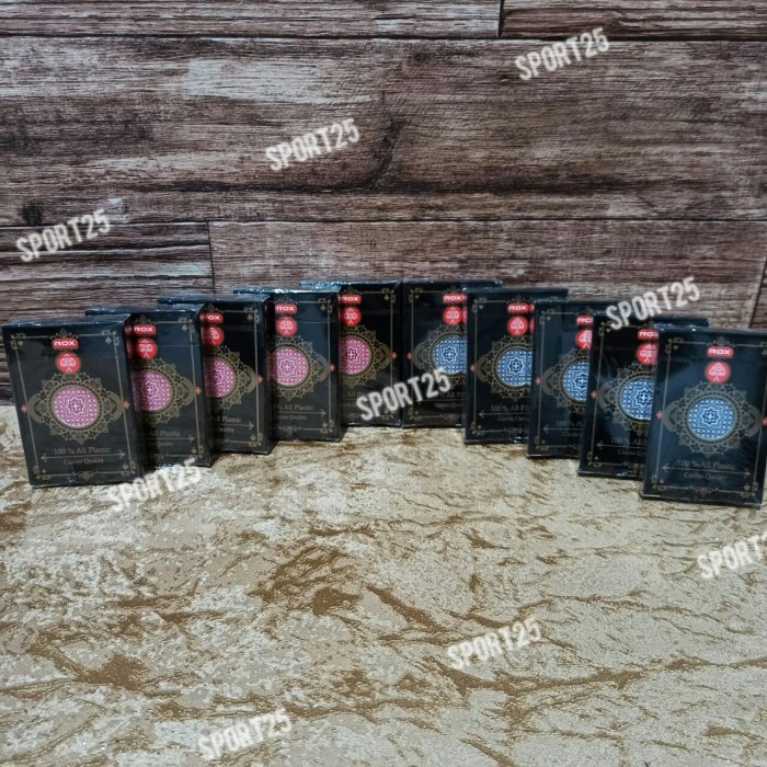 Jual Kartu Remi Playing Card Plastik Waterproof Casino Quality ROX ...