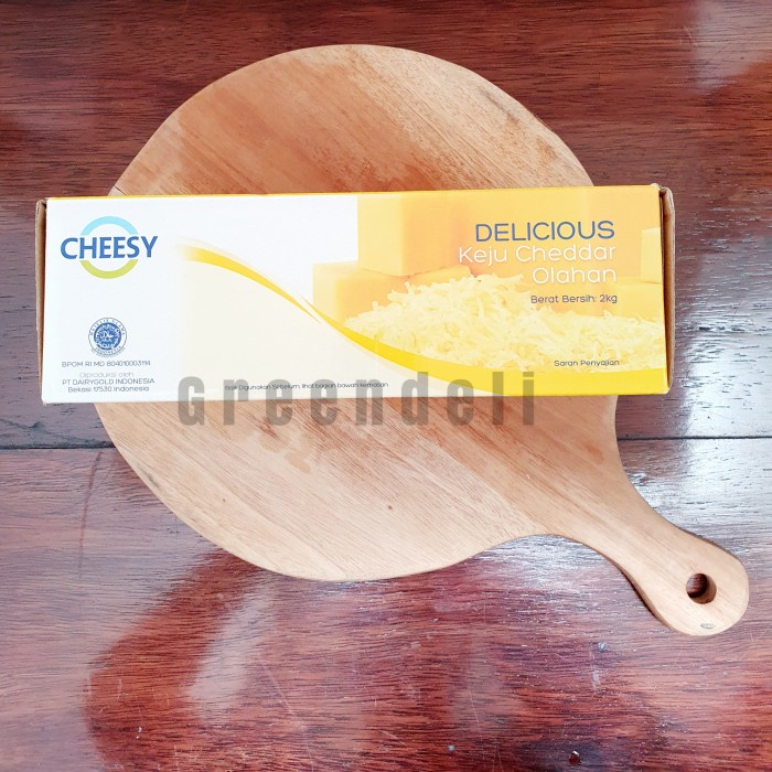 Jual Cheesy Keju Cheddar Cheese Delicious 2 KG | Shopee Indonesia