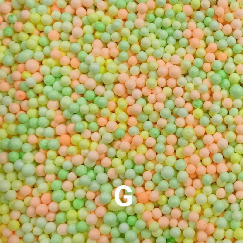 Jual STYROFOAM BUTIRAN WARNA - WARNI ISI 6 GELAS AQUA | Shopee Indonesia