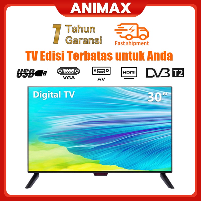Jual ANIMAX TV LED 30 inch TV digital 32 inch Smart TV Android 11.0 FHD ...