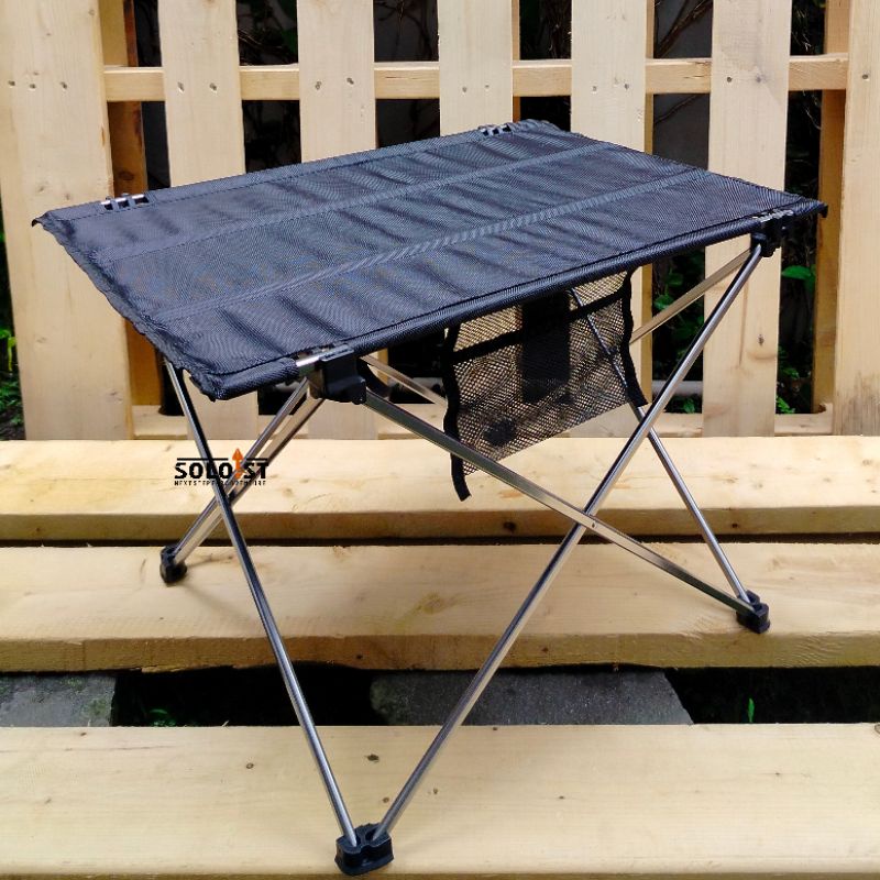 Jual Meja Kain Polos Size M Meja Lipat Camping Stainless / Meja Lipat ...