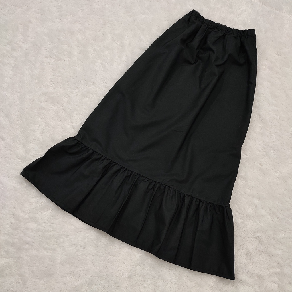Jual ROK HITAM ANAK | ROK MUSLIM ANAK PEREMPUAN WARNA HITAM | rok ...