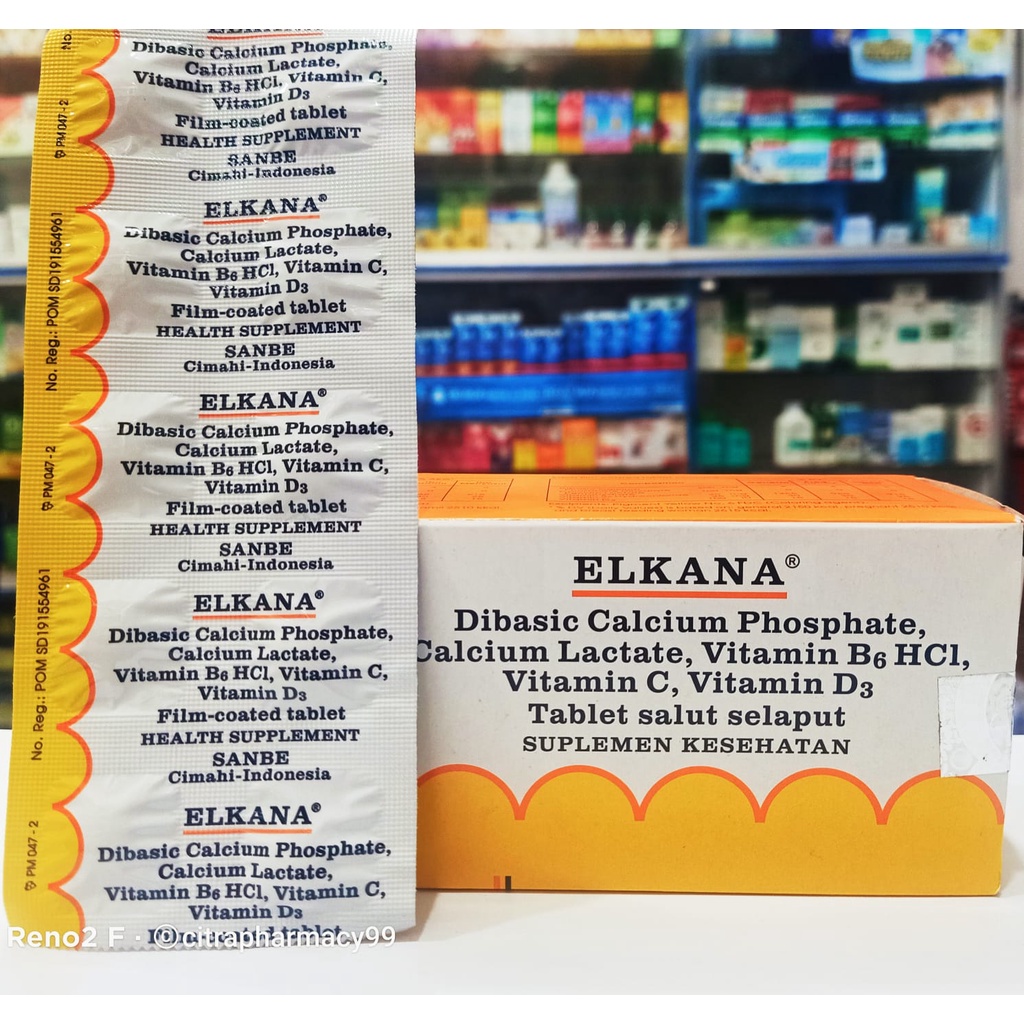 Jual Elkana 𝟏 𝐒𝐓𝐑𝐈𝐏 𝐈𝐒𝐈 𝟏𝟎 𝐓𝐀𝐁𝐋𝐄𝐓 - Suplemen Multivitamin Untuk ...